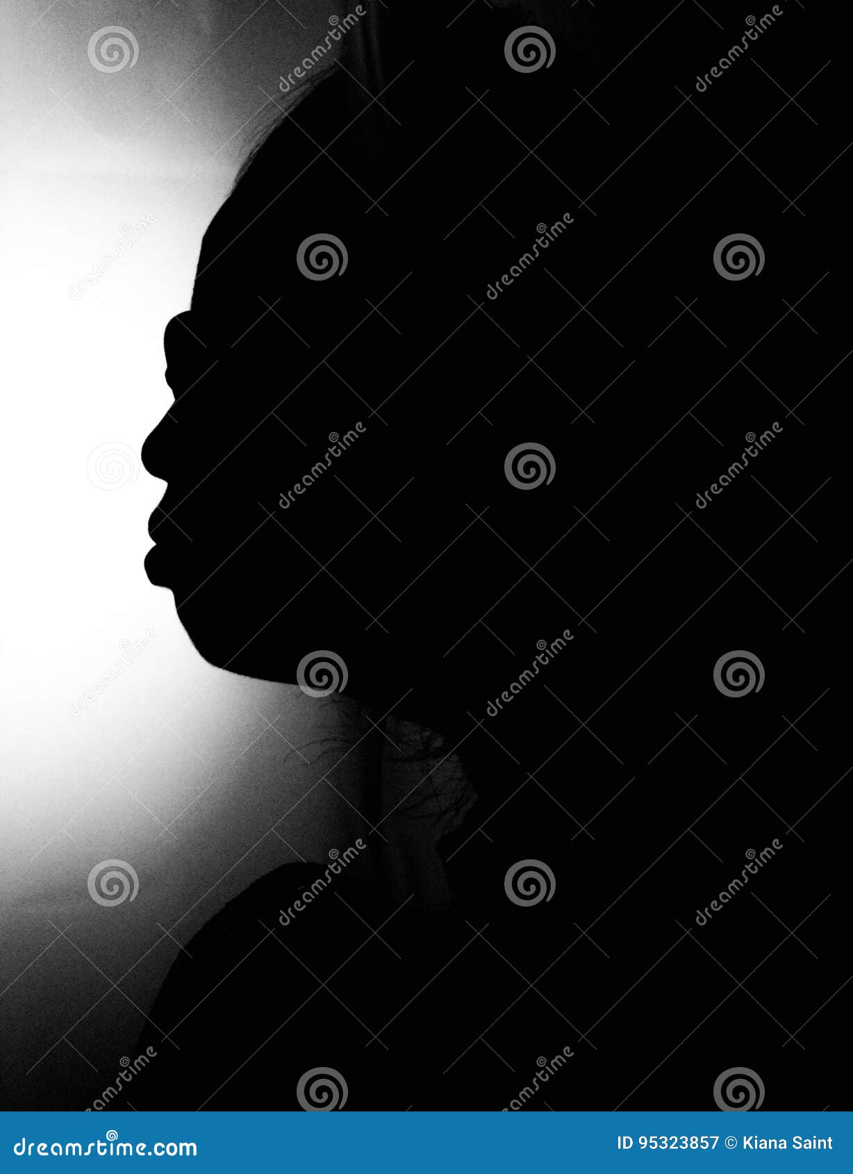 Shadow stock image. Image of profile, horror, people - 95323857