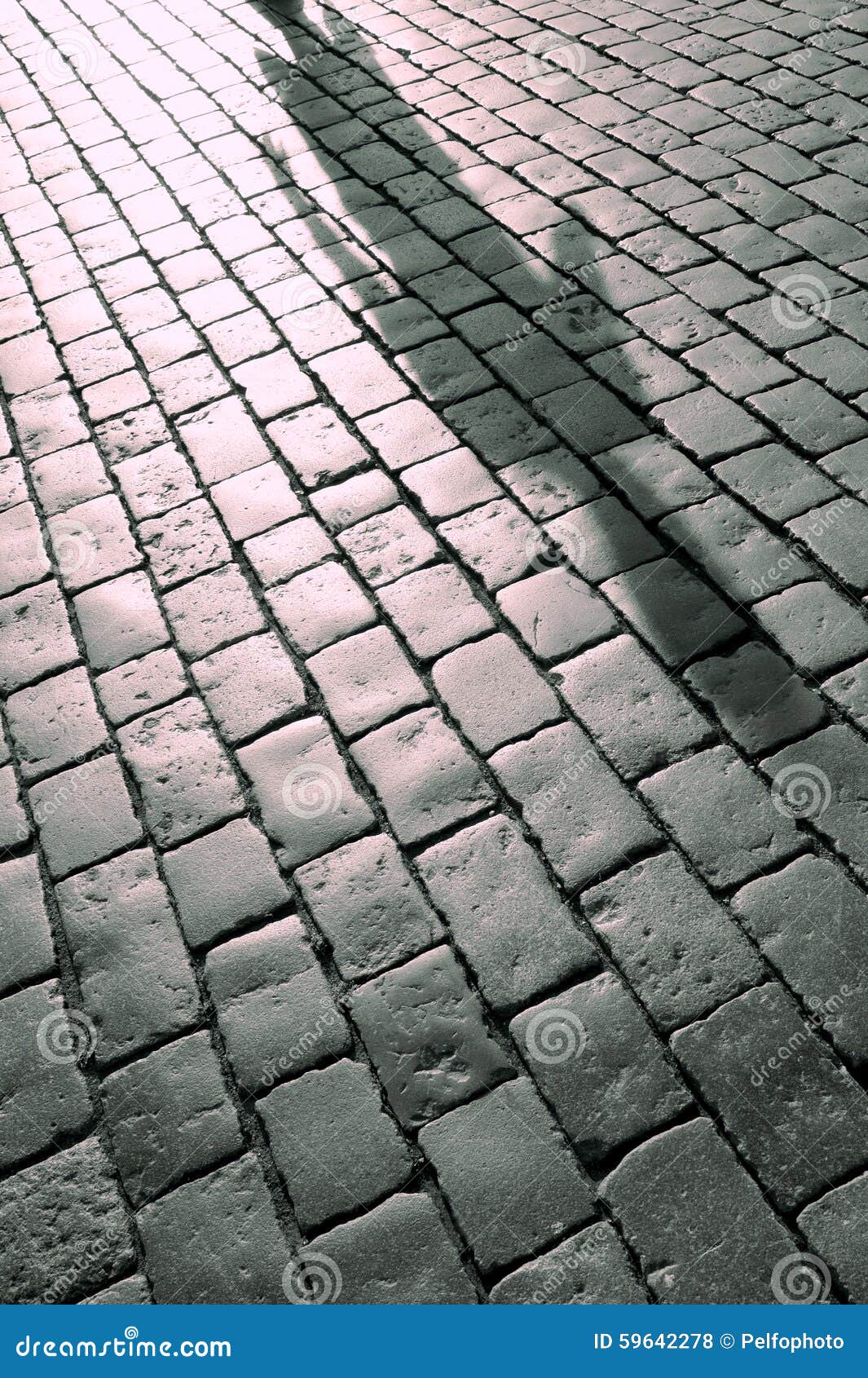 Shadow-figures Of Man And Woman In Sunset`s Beam Stock Photography ...