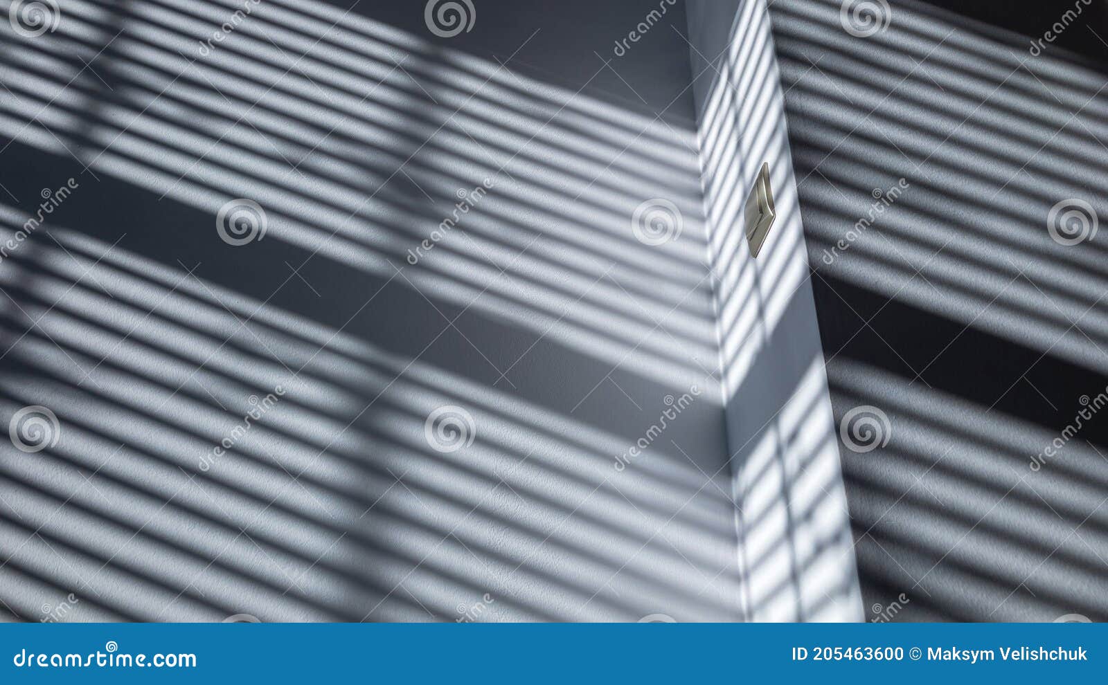 Shadow Floor. Abstract Light, Black Shadow Overlay from Window on White ...