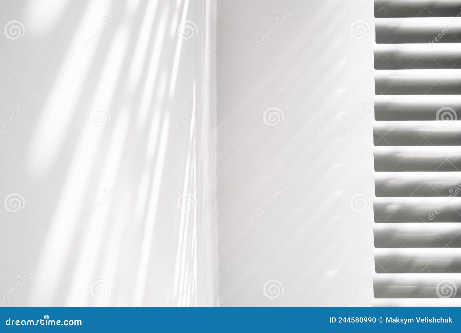 Shadow Floor. Abstract Light, Black Shadow Overlay from Window on White ...