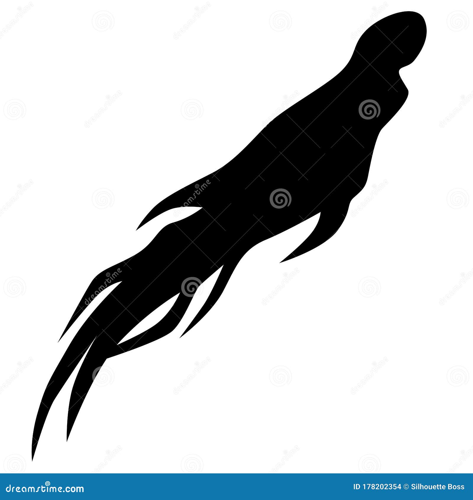 Shadow Of Flying Satan, Devil, Lucifer, Flying Demon, Death. Black ...