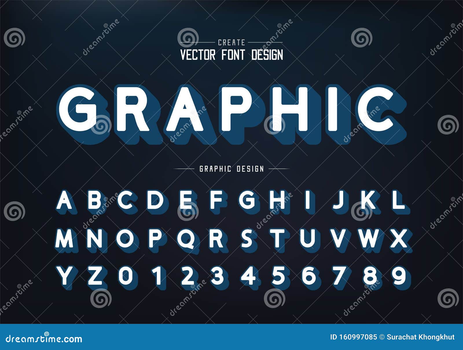 Round Alphabet Font. Playful Hand Drawn Uppercase And Lowercase Letters ...