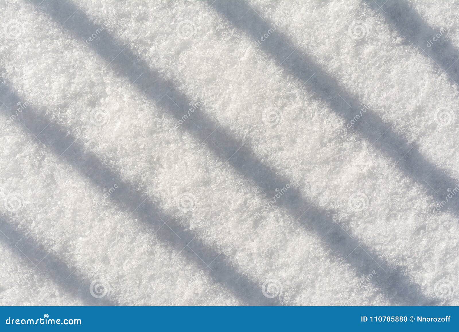 Shadow in the Form of Straight Lines on a Snowy Surface, Abstract ...