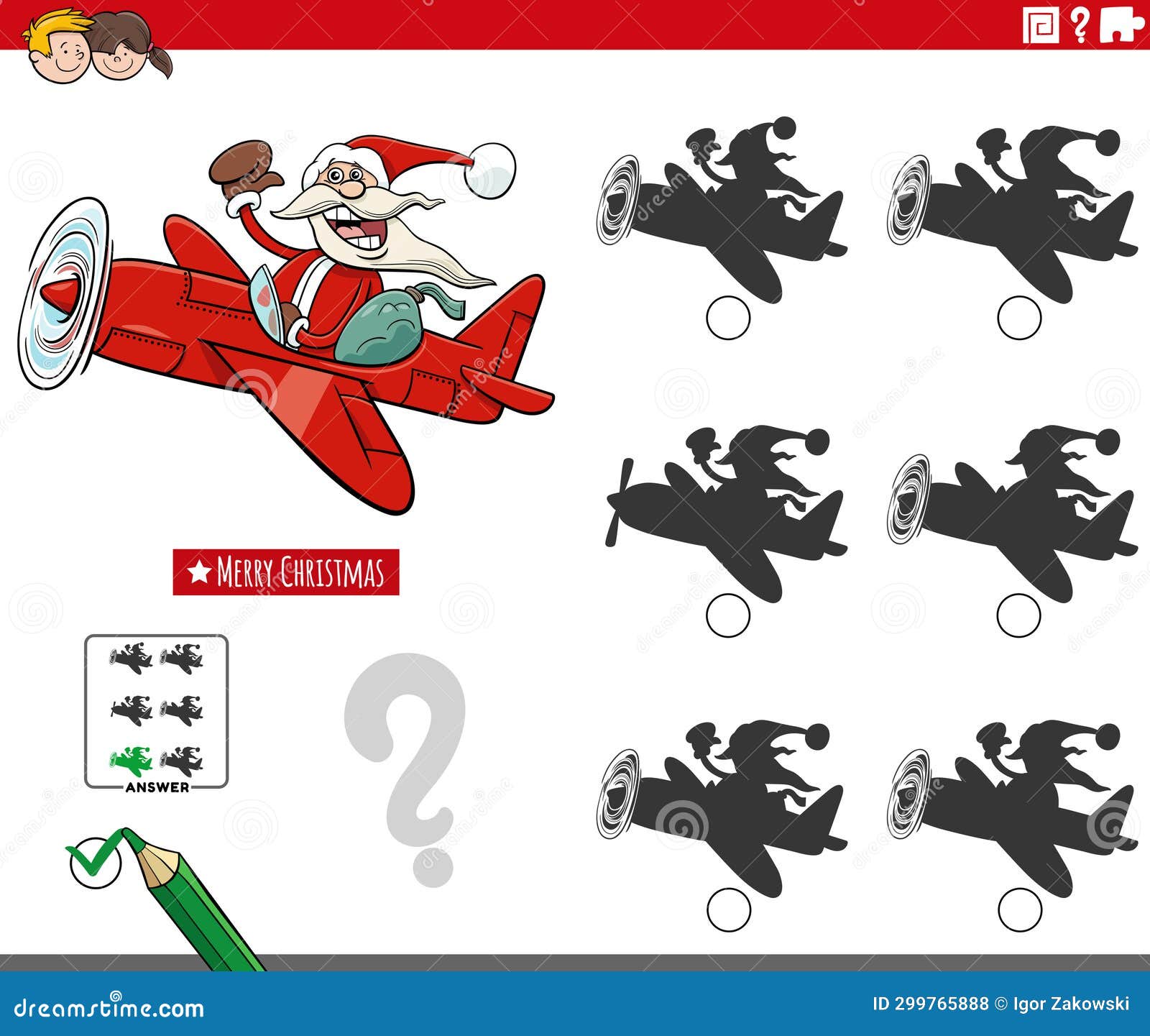 Shadow Airplane Cartoon Vector Illustration | CartoonDealer.com #93595264