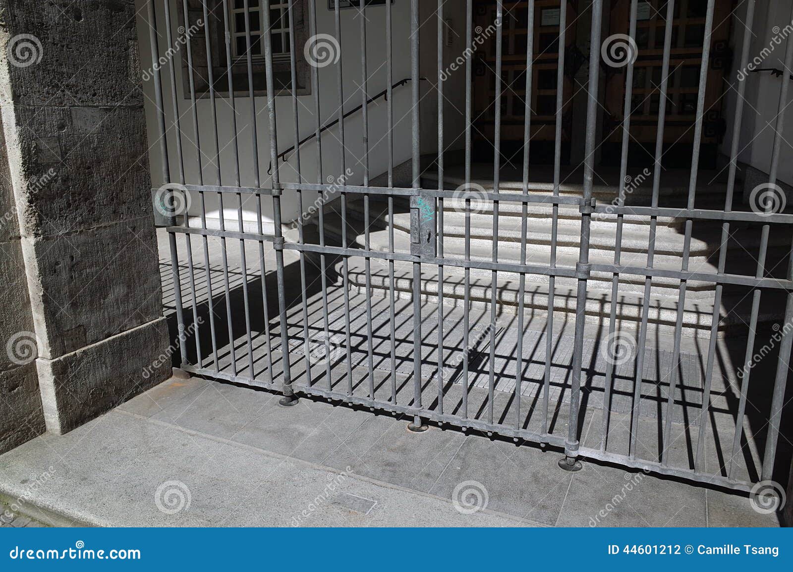 Shadow of Gate stock photo. Image of pattern, elegant - 44601212