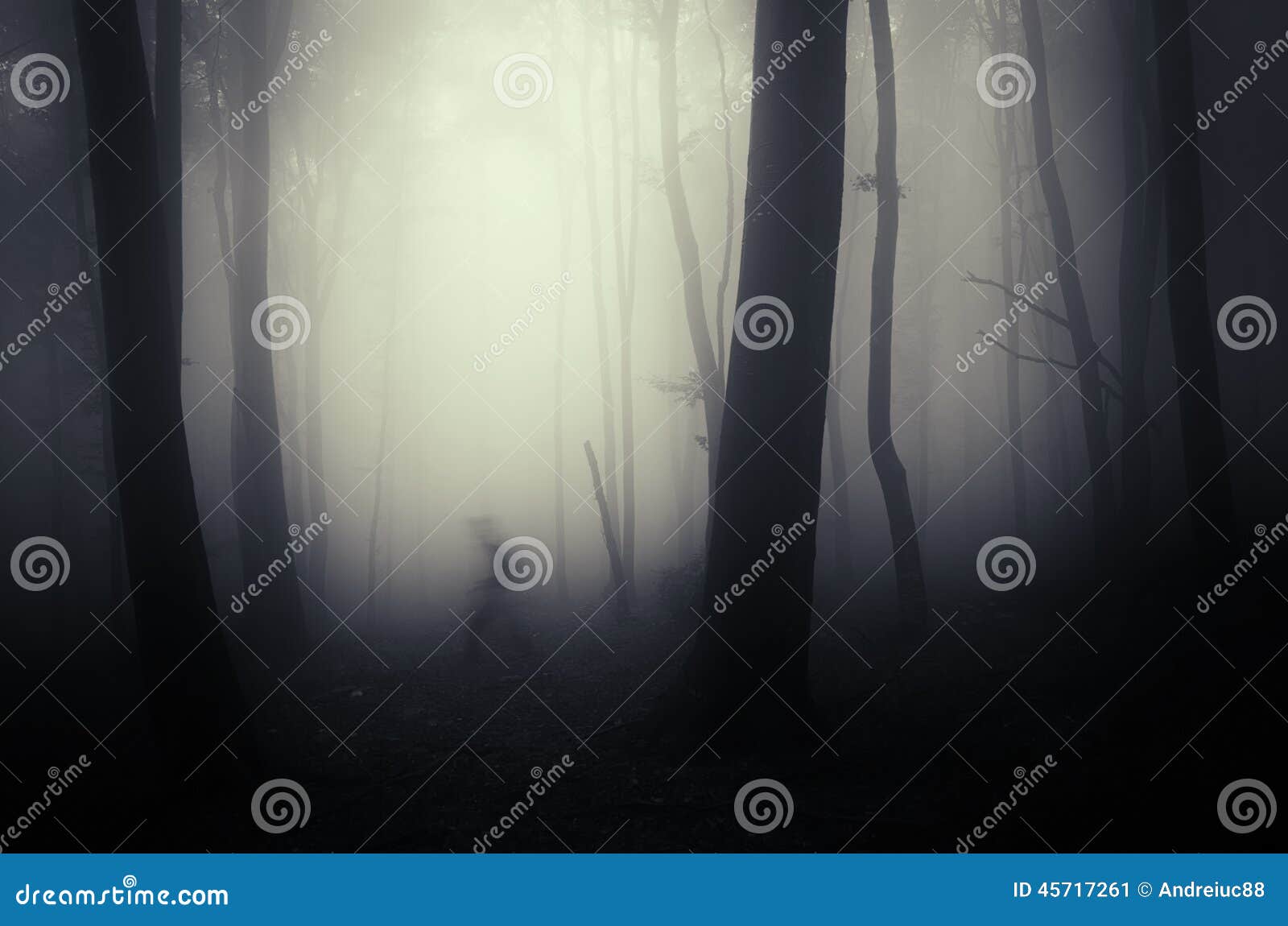 Ghost Shadow At The Glass Door Royalty-Free Stock Photo | CartoonDealer ...