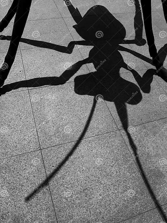 The shadow of a giant ant stock image. Image of outside - 106724989
