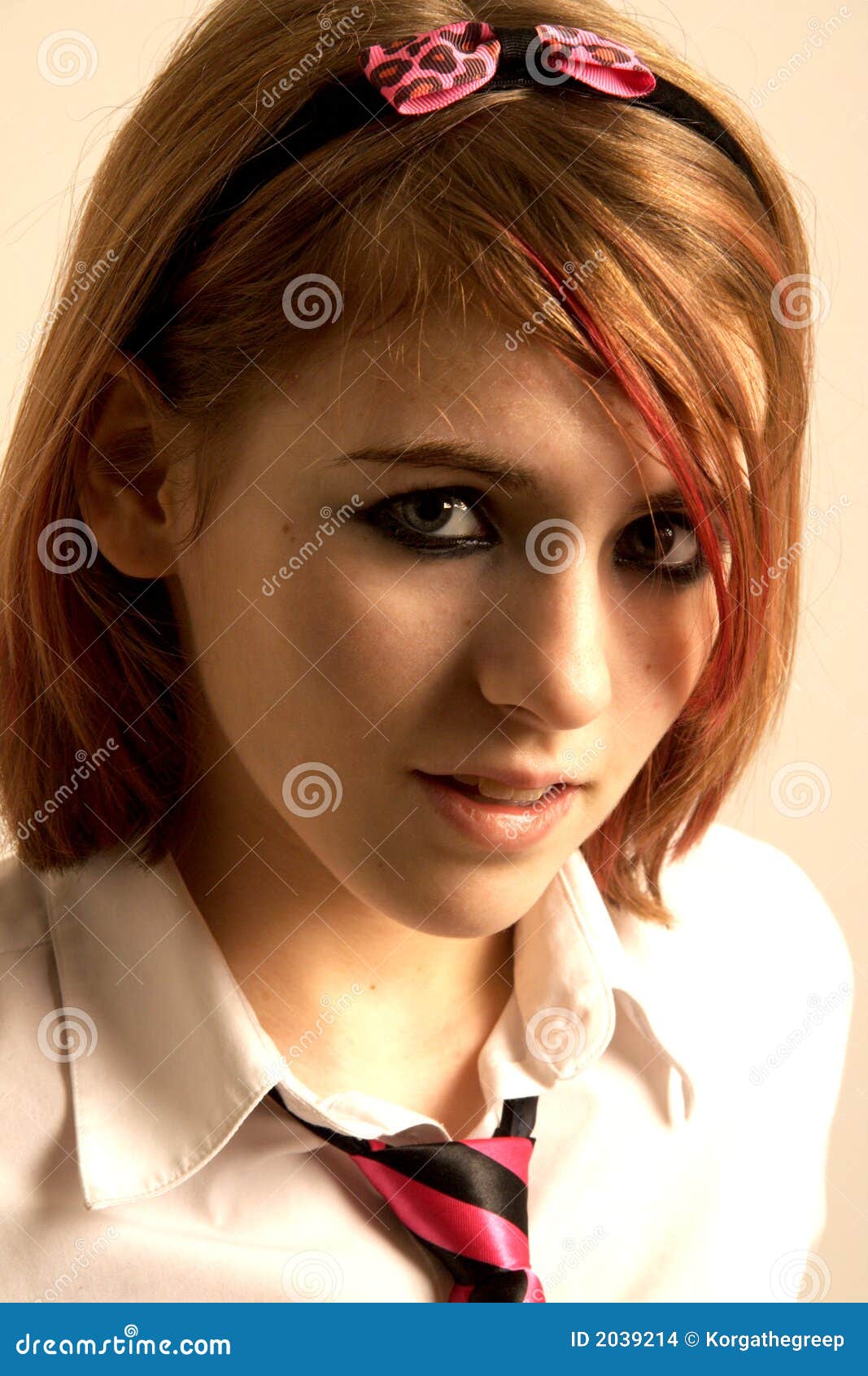 Shadow Girl stock photo. Image of eyeliner, girl, teen - 2039214