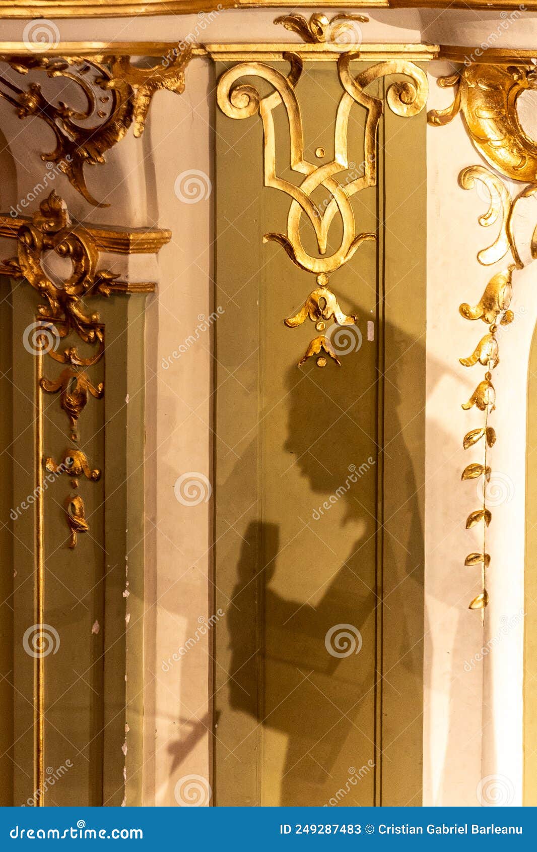 The Shadow of a Graduate Student. Stock Image - Image of design ...