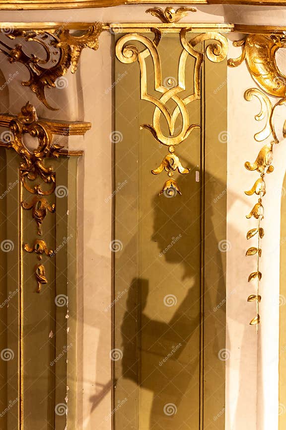 The Shadow of a Graduate Student. Stock Image - Image of design ...