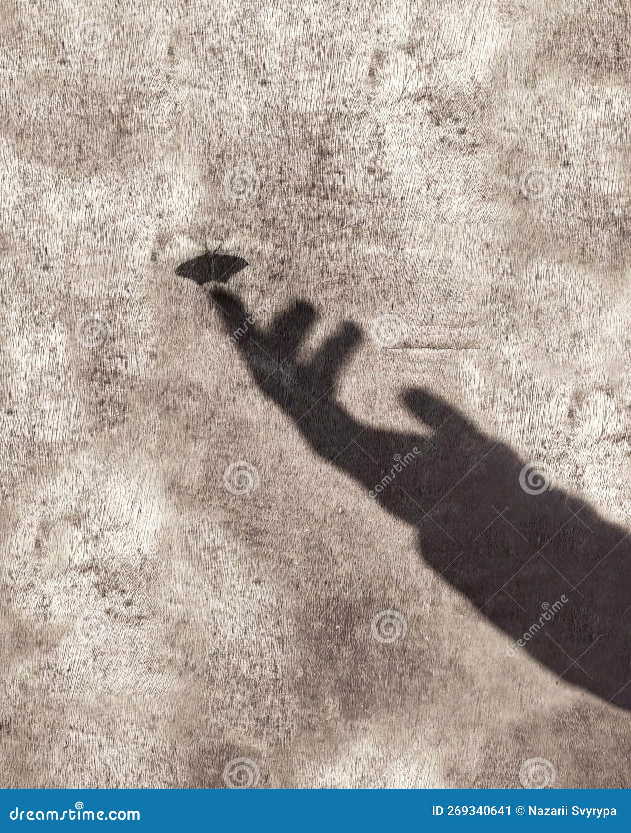 Shadow of a Hand with a Butterfly Stock Image - Image of sand, white ...