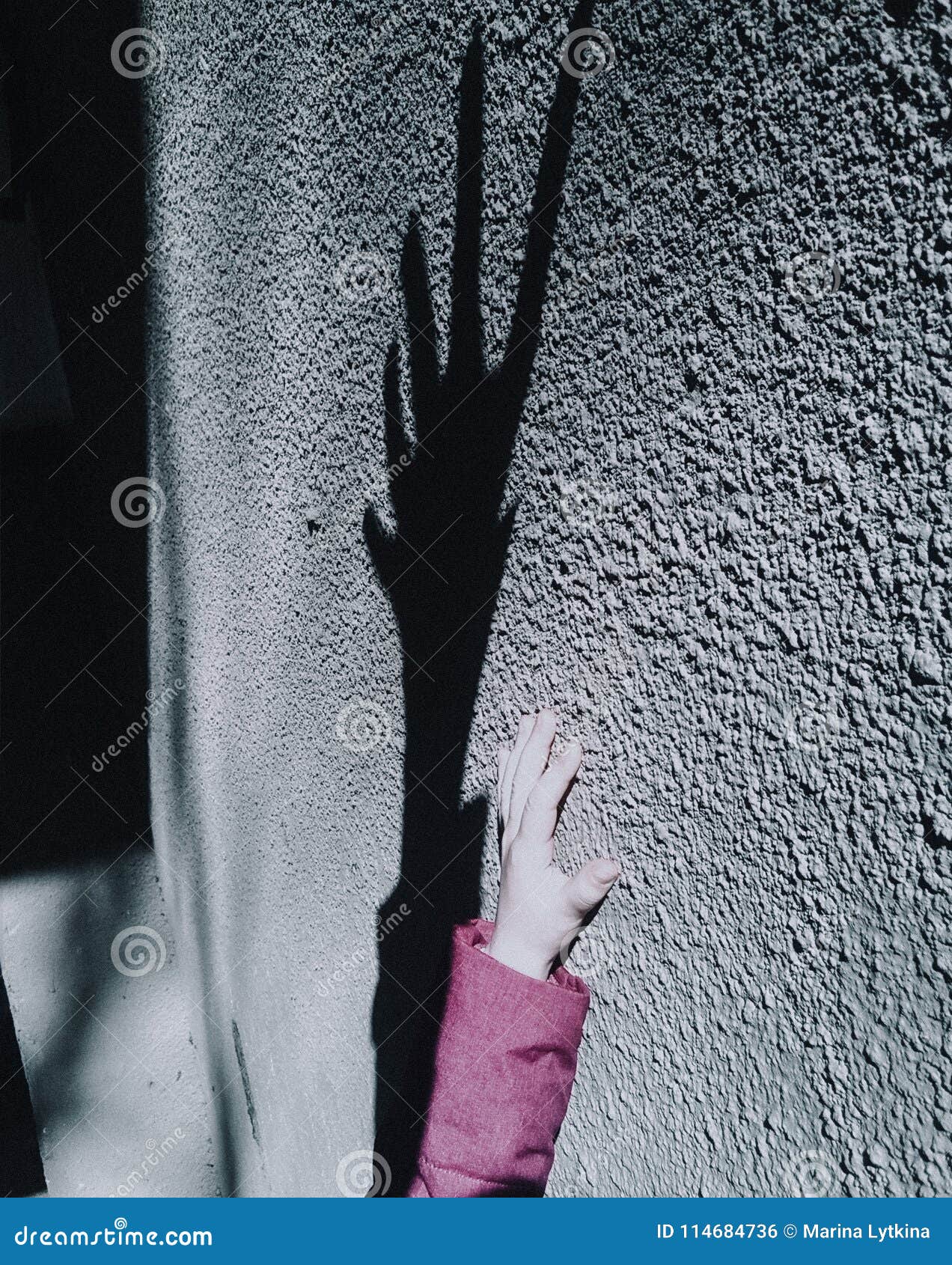 Shadow hands in comparison stock photo. Image of shadows - 114684736