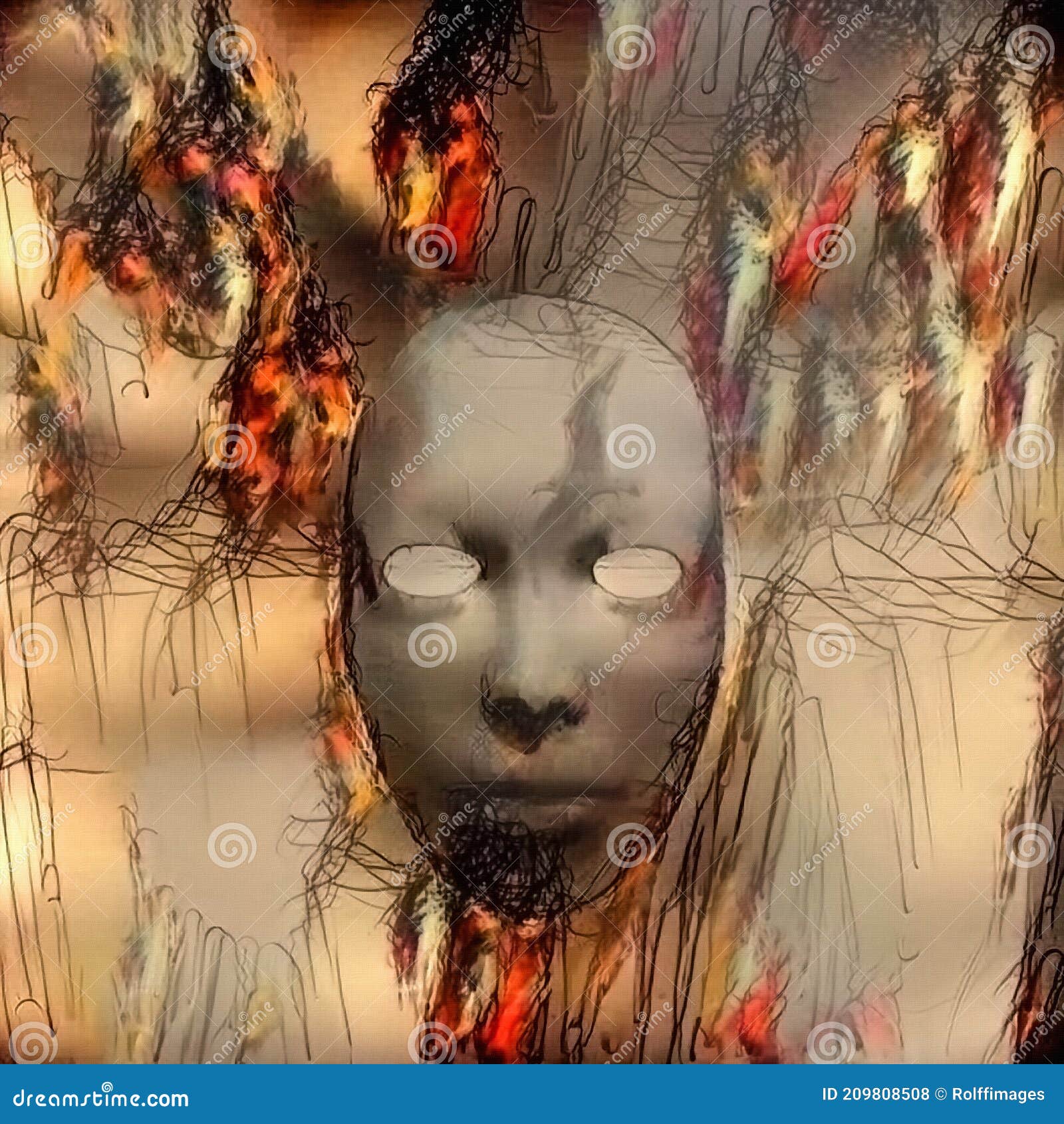 Shadow of Hope stock illustration. Illustration of dramatic - 209808508