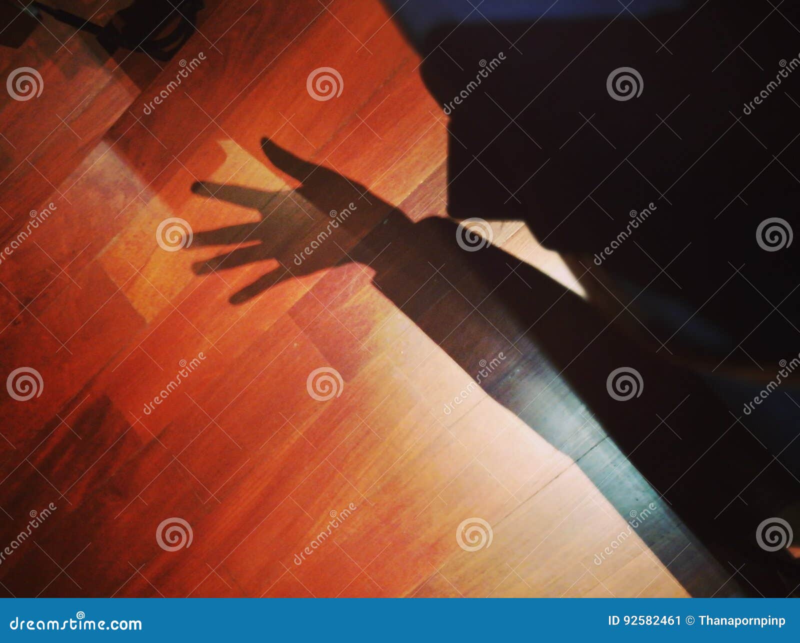 Shadow of Human Body Part, Arm and Hand. Stock Image - Image of wall ...