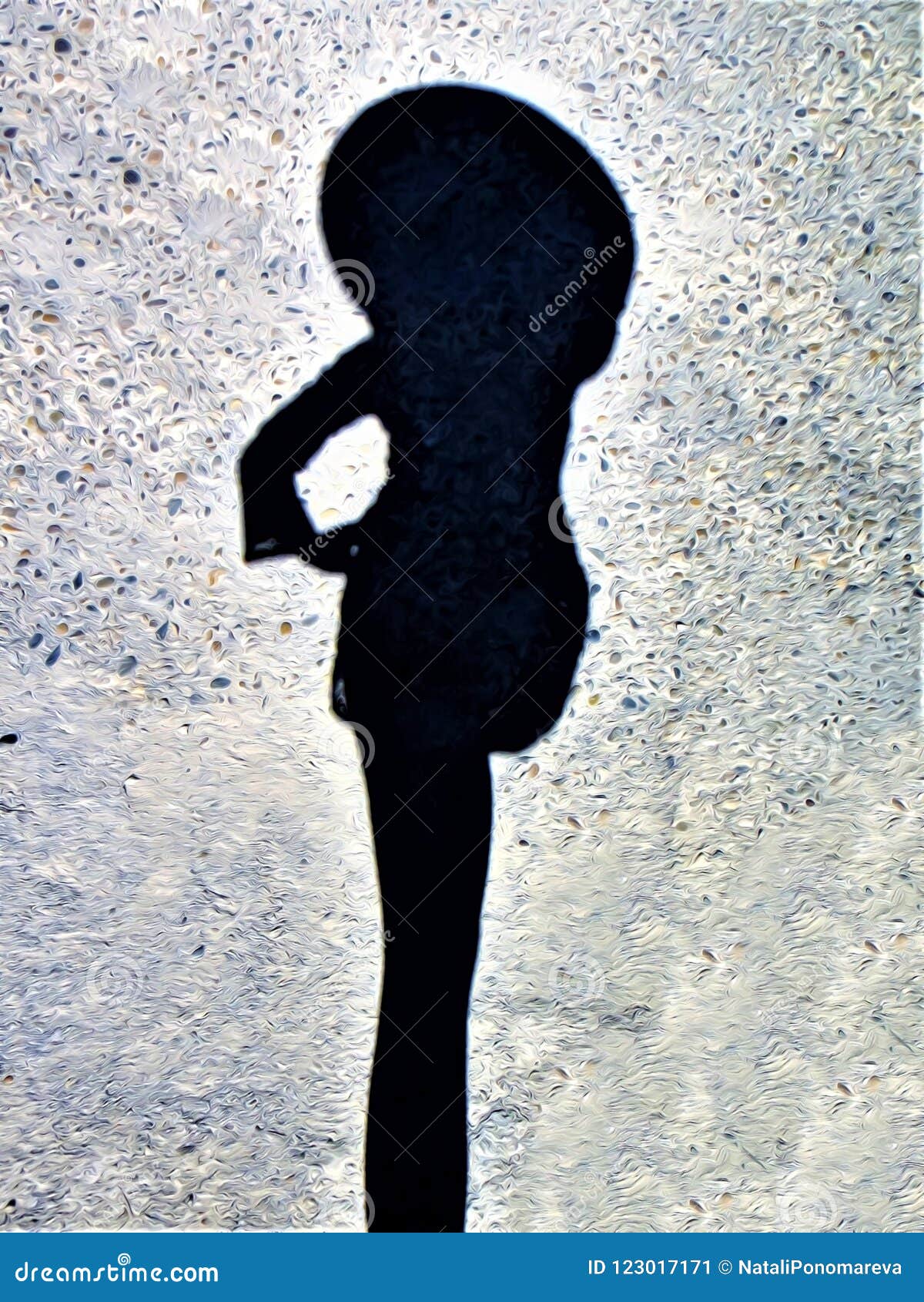 Shadow of a lady in a hat stock illustration. Illustration of shadow ...