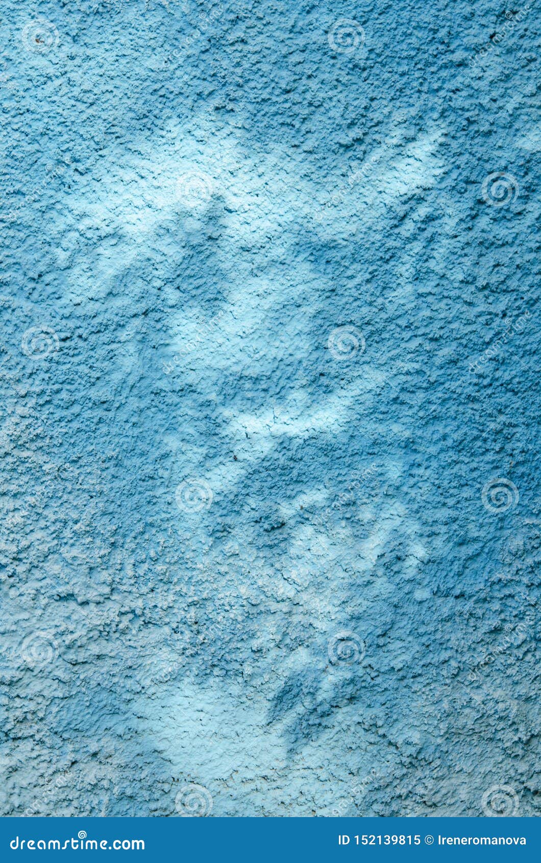 Shadow of the Leaves on a Blue Wall. Stock Image - Image of abstract ...