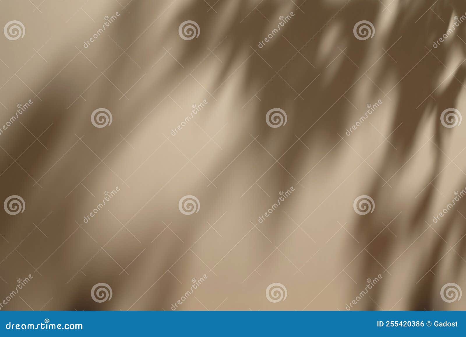 Shadow of Leaves on Solid Beige Wall Texture Background Stock Photo ...