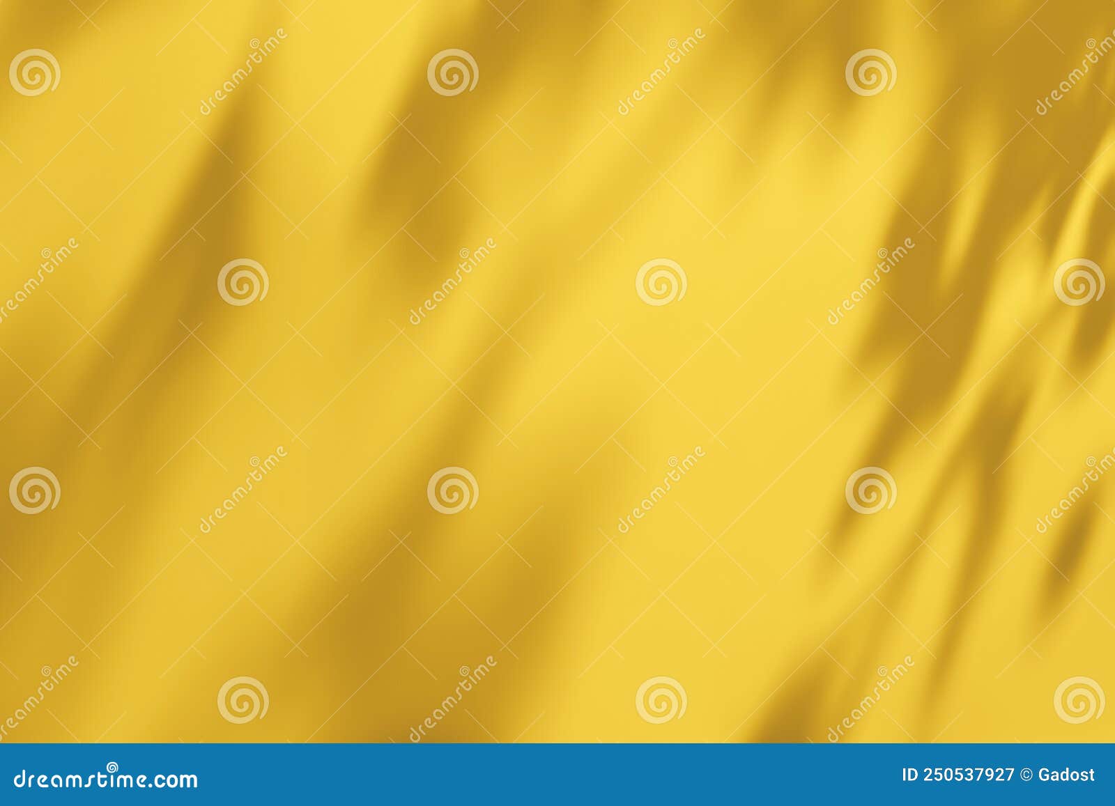 Shadow of Leaves on Yellow Concrete Wall Texture Background Stock Image ...