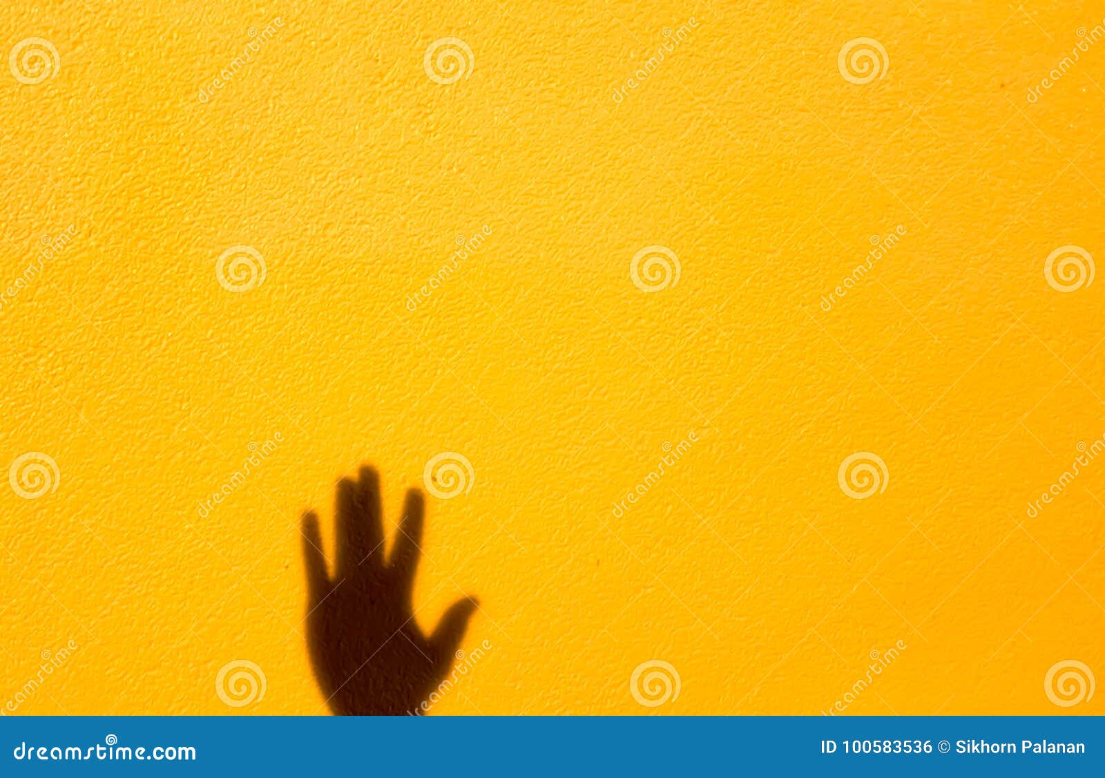 Shadow of the Left Hand on the Wall Stock Photo - Image of hold, women ...