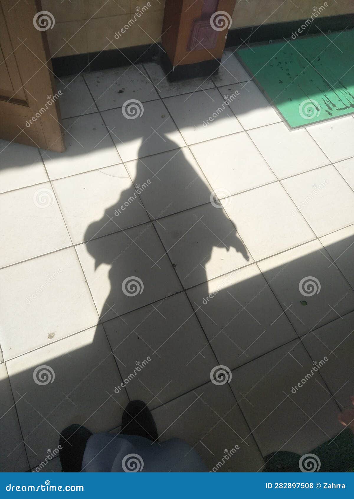 Shadow Light Floortile Board Green Stock Photo - Image of shadow, board ...