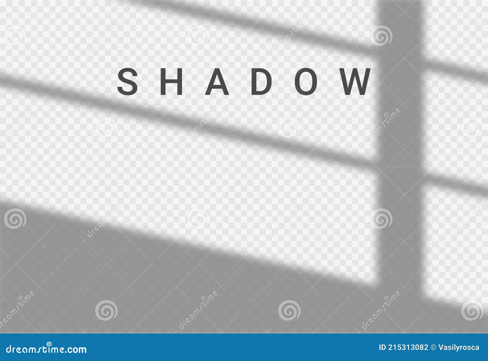 Shadow Light Overlay Window Wall Scene Mockup. Shadow Transparent ...
