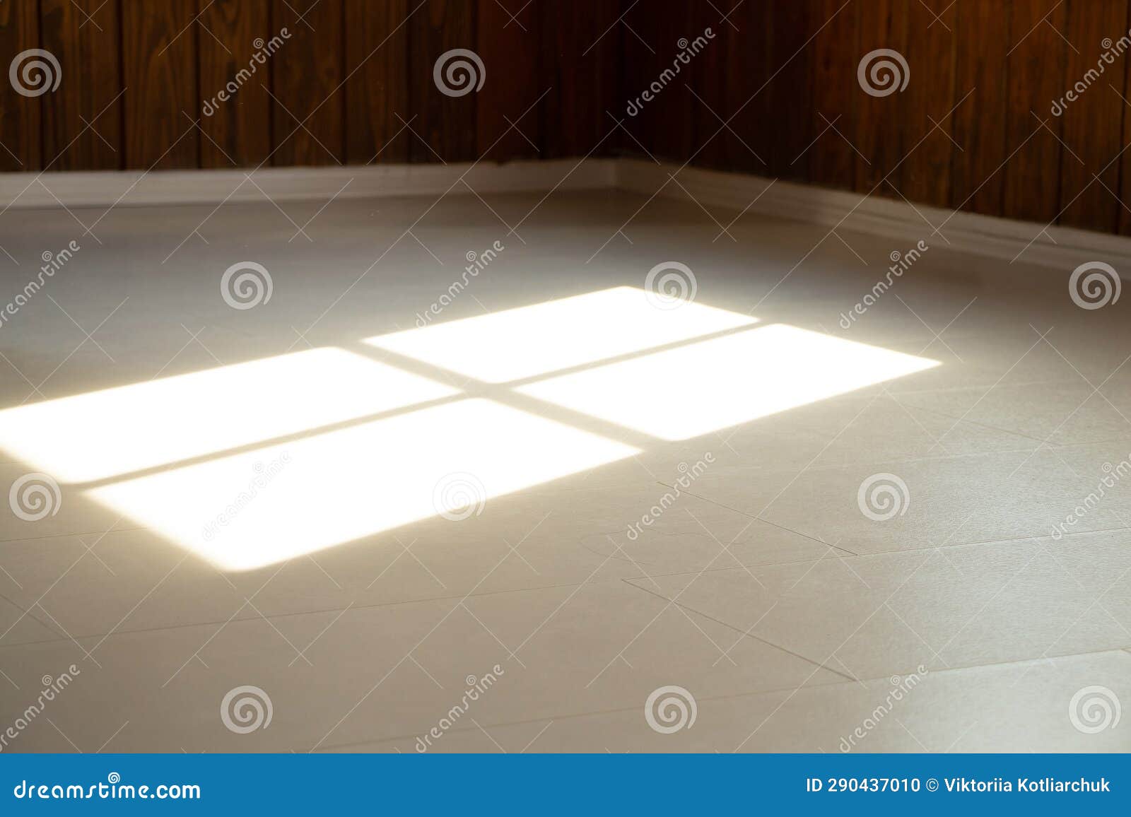 Shadow and Light from a Window on the Floor of a House, Sunlight and ...