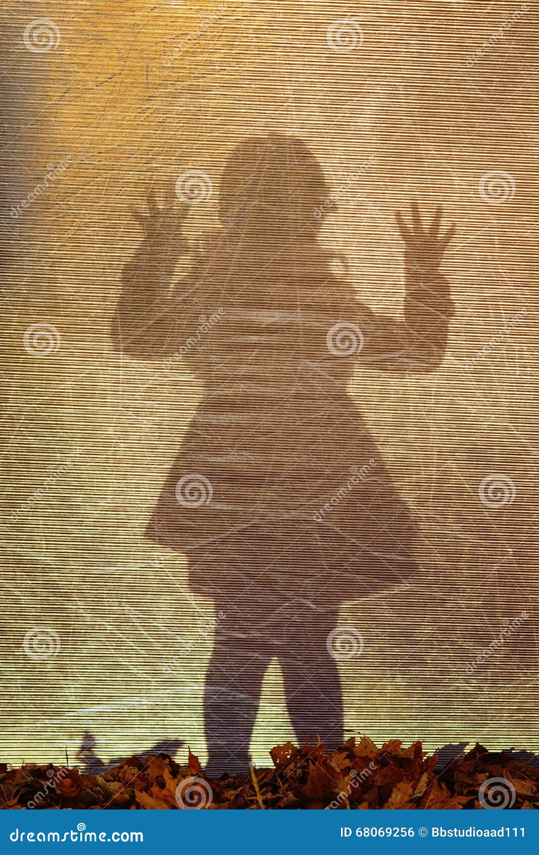 Shadow Of A Little Girl Stock Photo | CartoonDealer.com #68069256