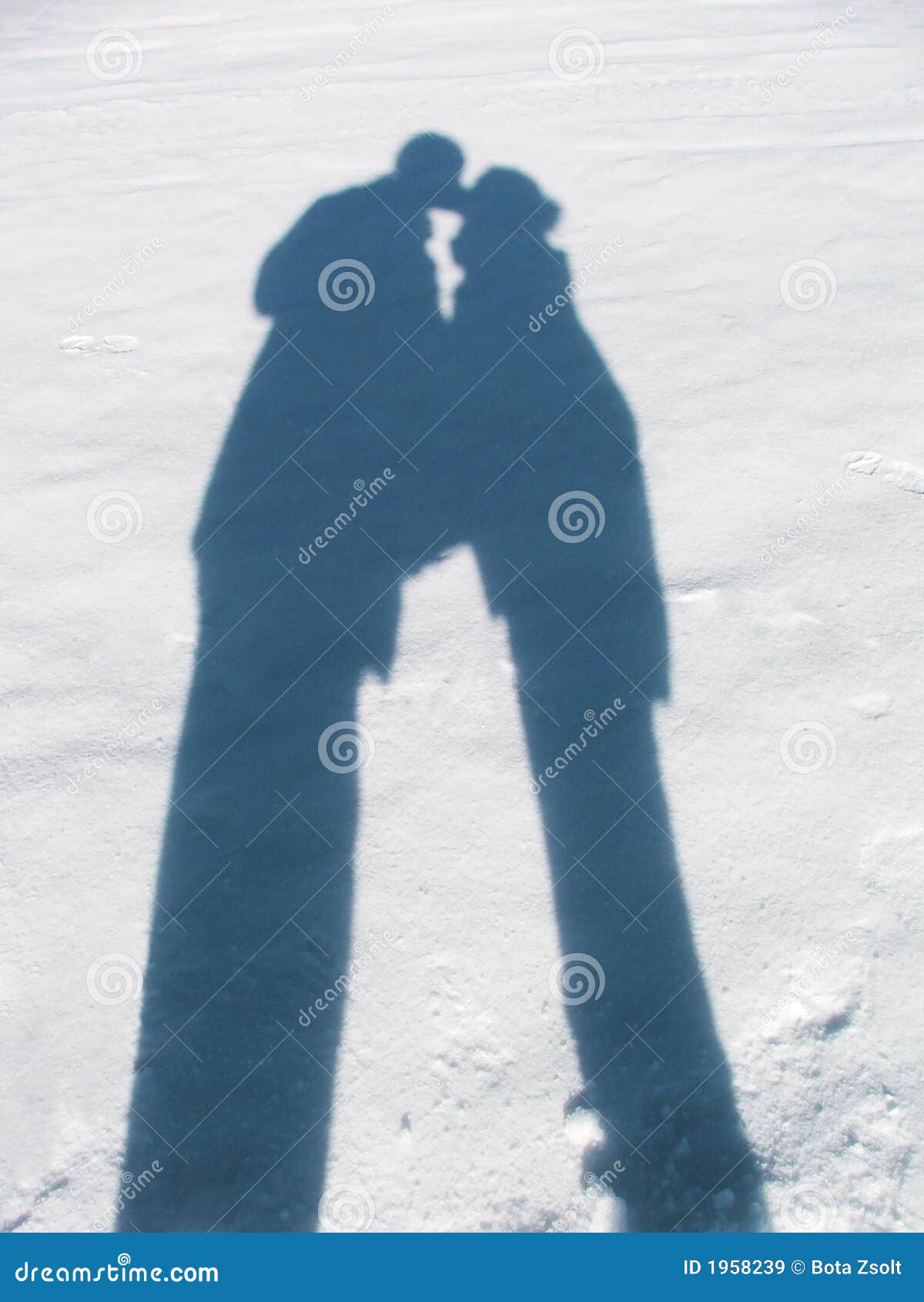 Shadow of lovers stock image. Image of heads, valentine - 1958239