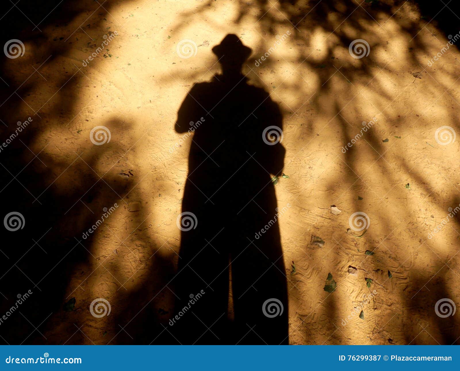 Shadow Man stock image. Image of mysterious, danger, evil - 76299387