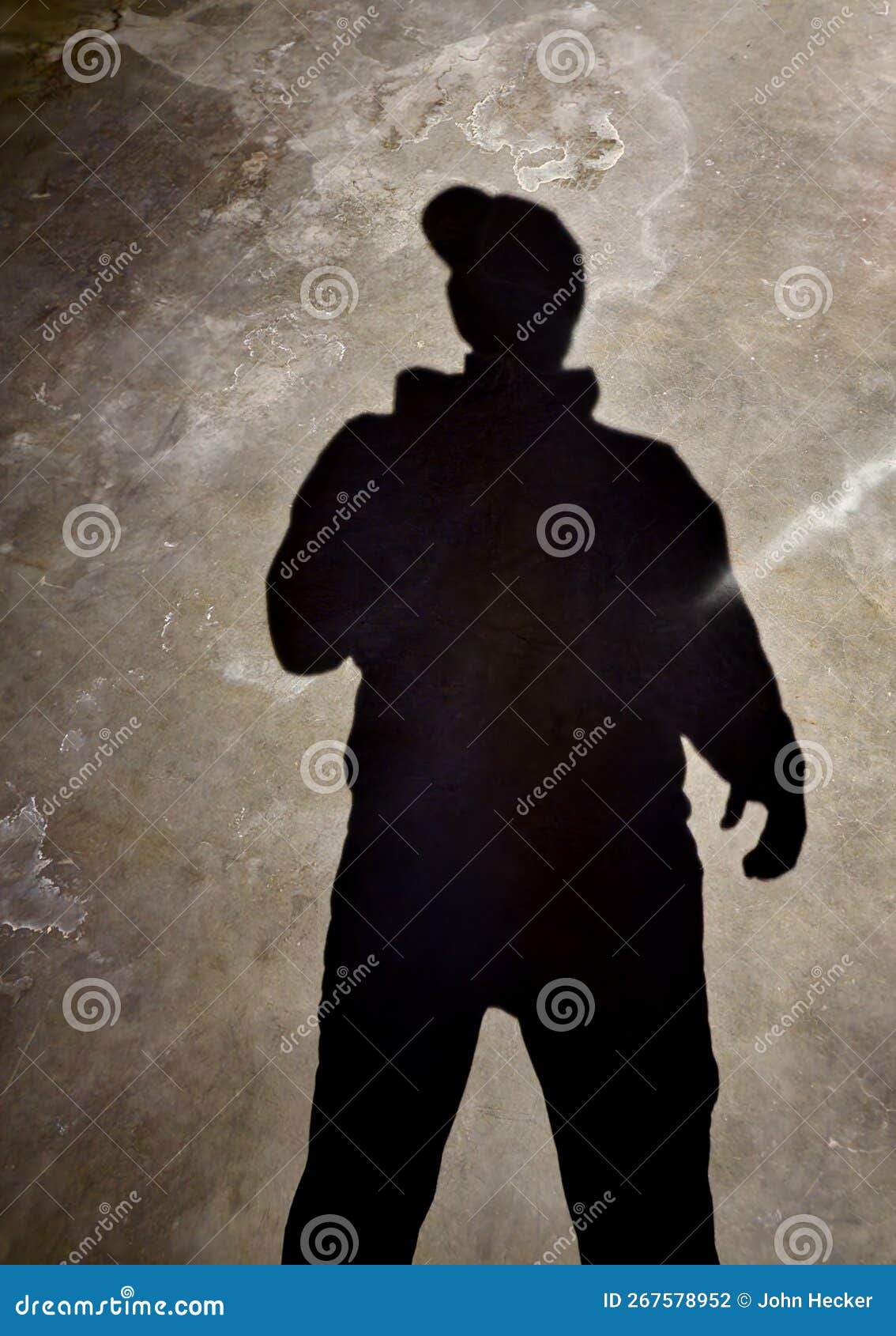 Shadow Man stock photo. Image of clothing, monument - 267578952