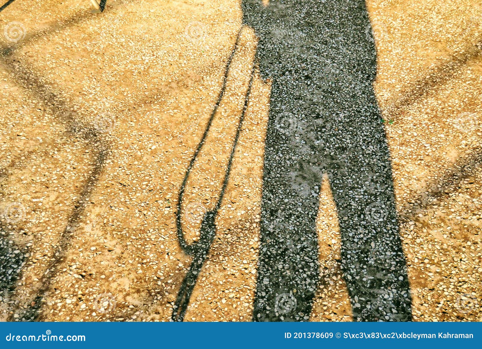 Shadow of the man and rope stock image. Image of color - 201378609
