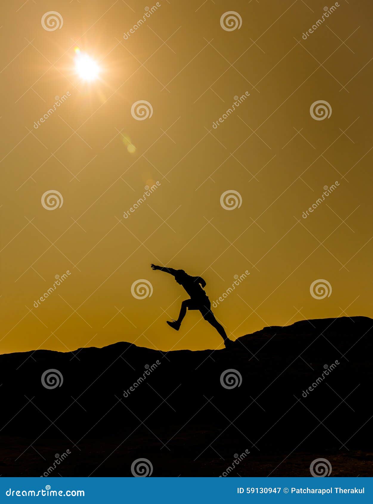 Shadow of man stock image. Image of climbing, summer - 59130947