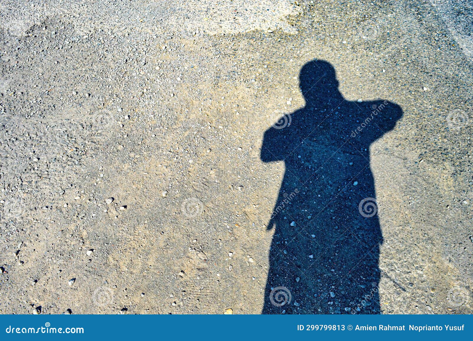 Shadow of a Man Taking a Photo with a DSLR Camera Stock Image - Image ...