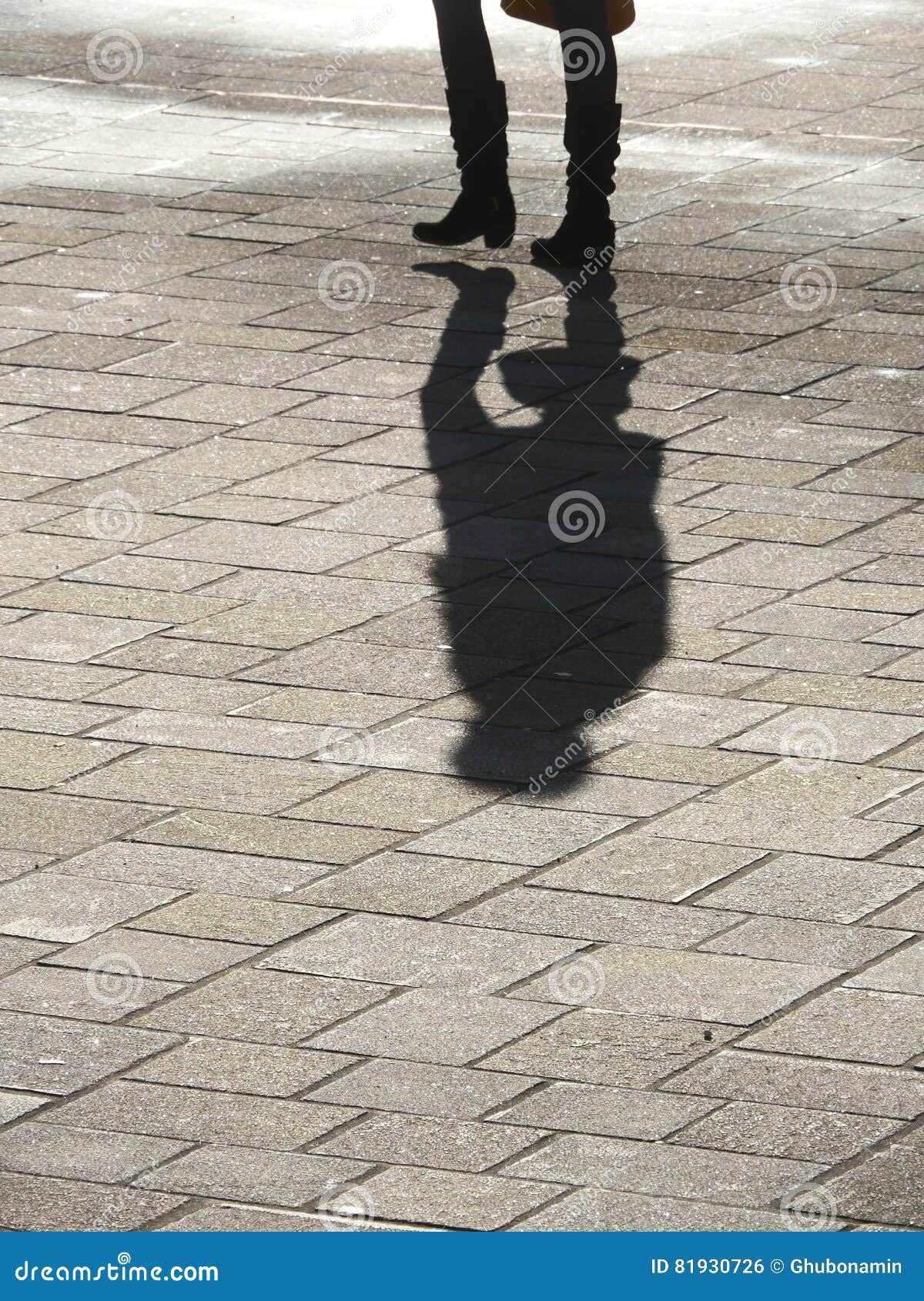 Shadow of man walking stock photo. Image of white, stair - 81930726