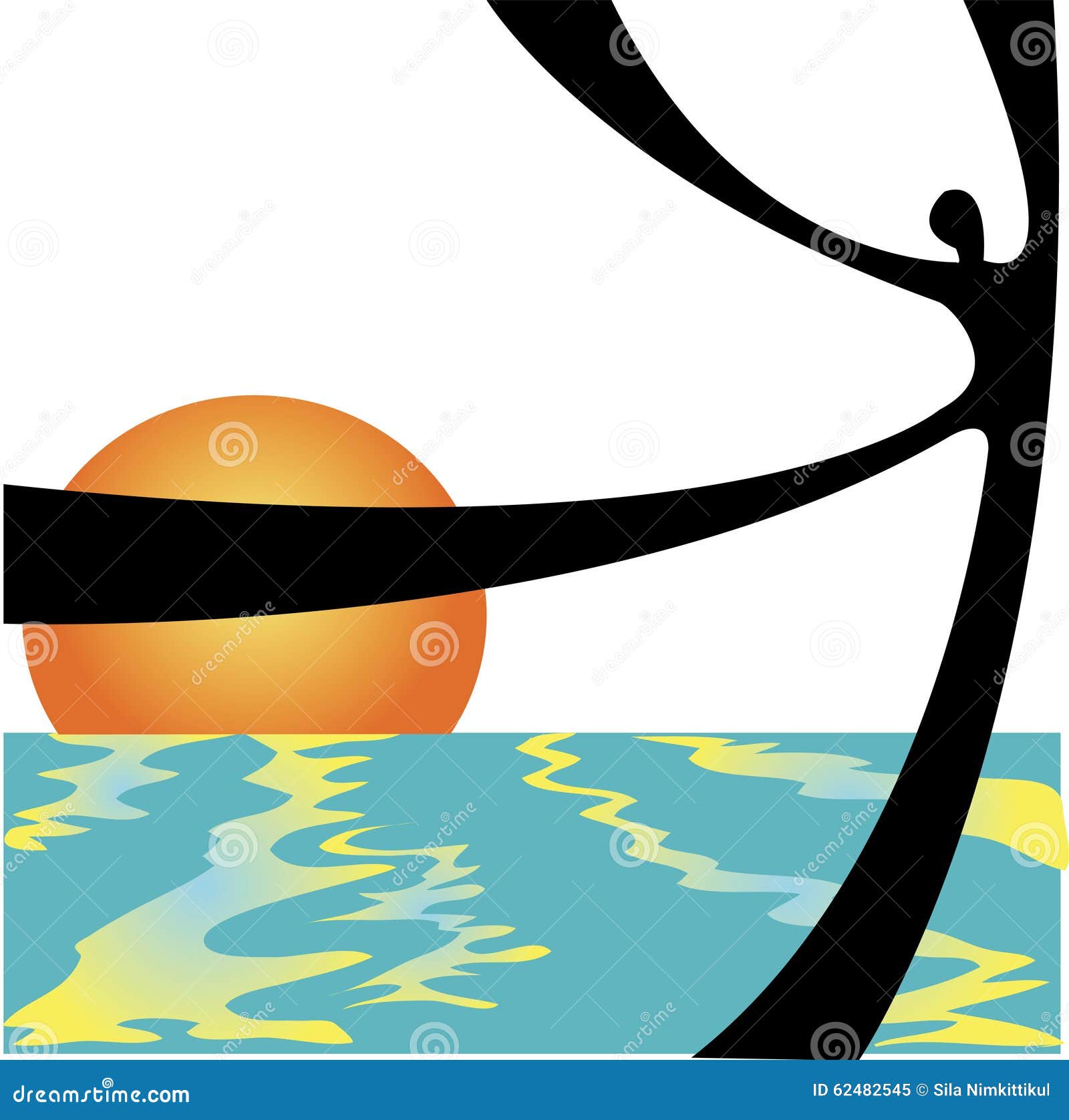 Shadow man yoga03 stock vector. Illustration of healthy - 62482545