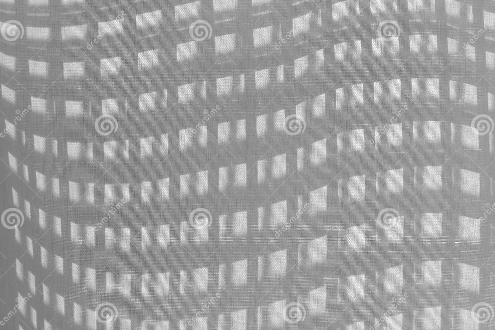 Shadow of mesh on fabric stock photo. Image of square - 158017500