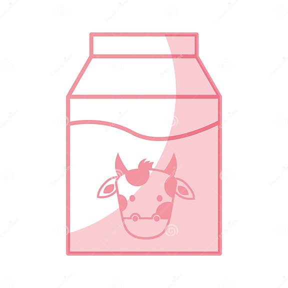 Shadow Milk Box Graphic Design Stock Vector - Illustration of service ...