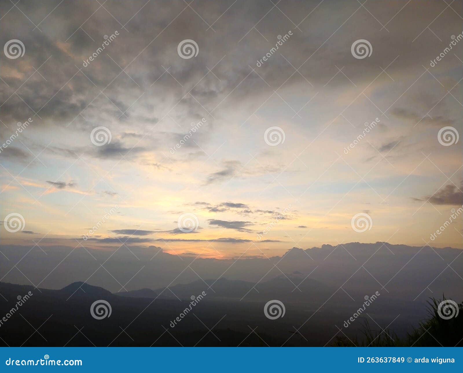 Shadow of mountain summer stock image. Image of afterglow - 263637849