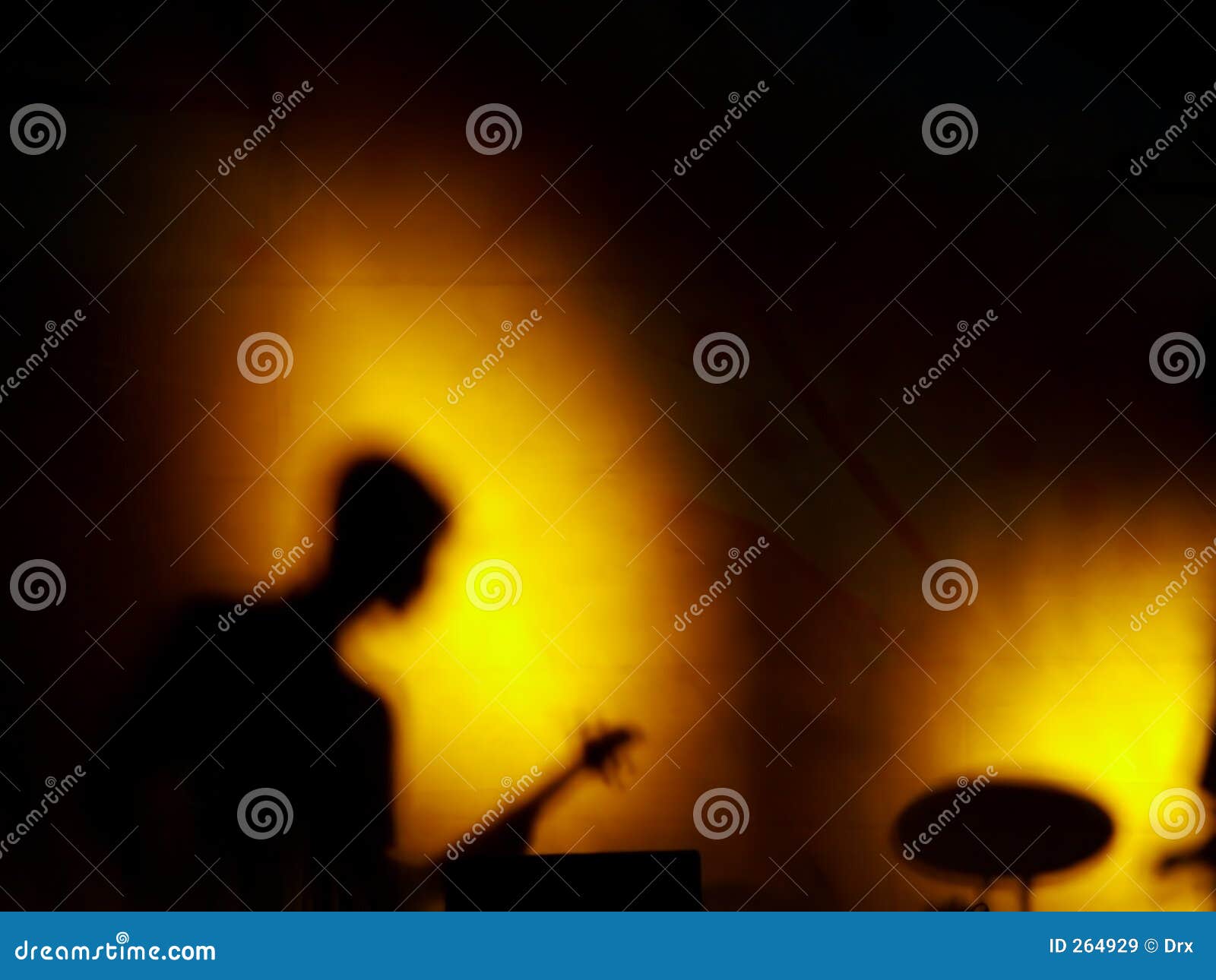 Shadow music concert stock image. Image of blur, hard, guitar - 264929