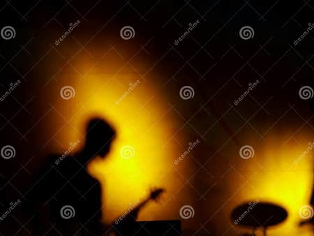 Shadow music concert stock image. Image of blur, hard, guitar - 264929