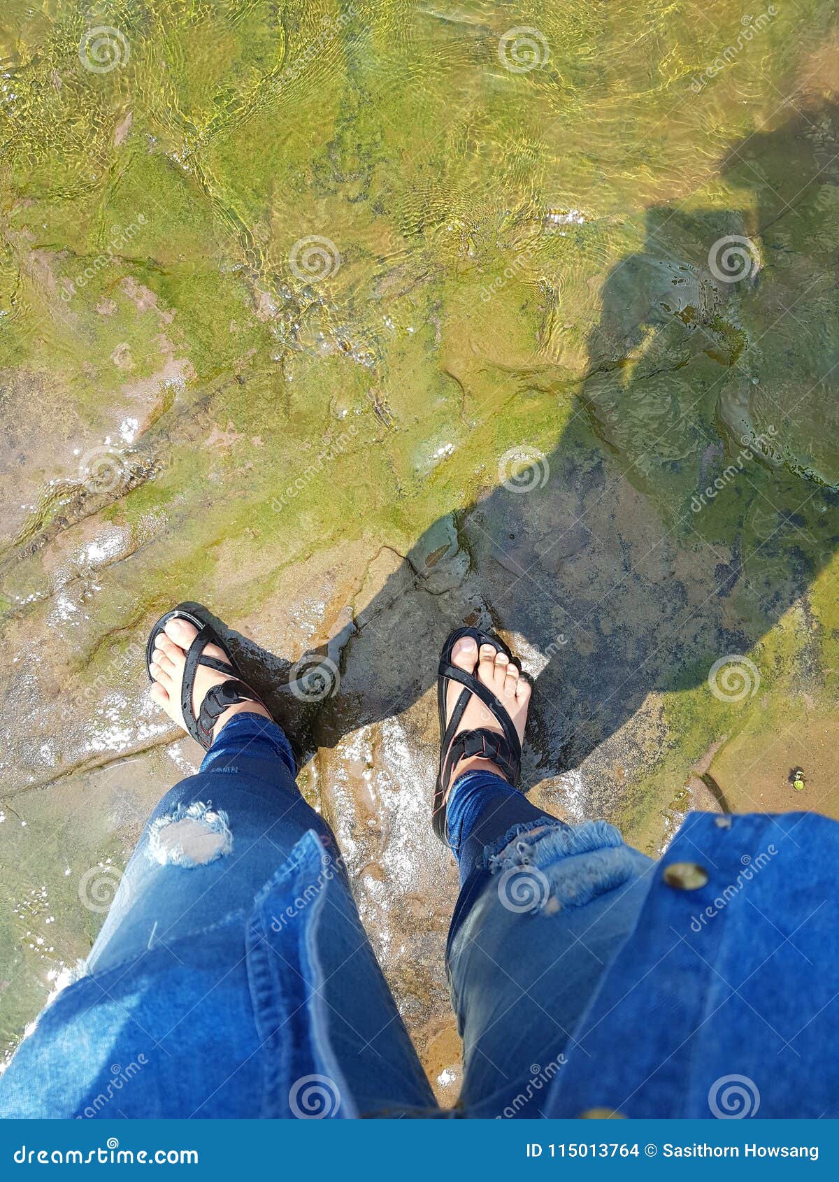 Shadow stock photo. Image of water, shadow, light, river - 115013764