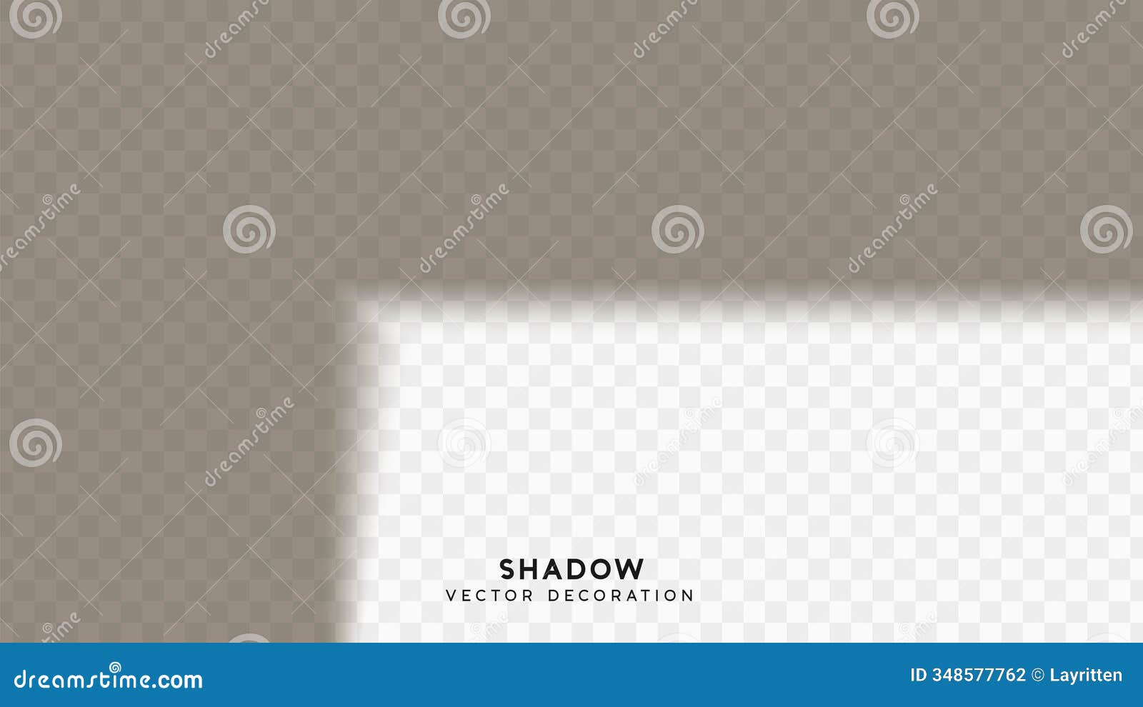 Shadow Overlay. Effect Light Transparent Shadow. Realistic Creating ...