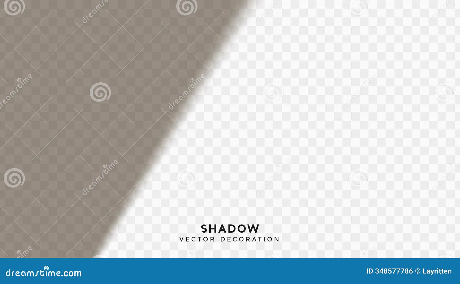 Shadow Overlay. Effect Light Transparent Shadow. Realistic Creating ...