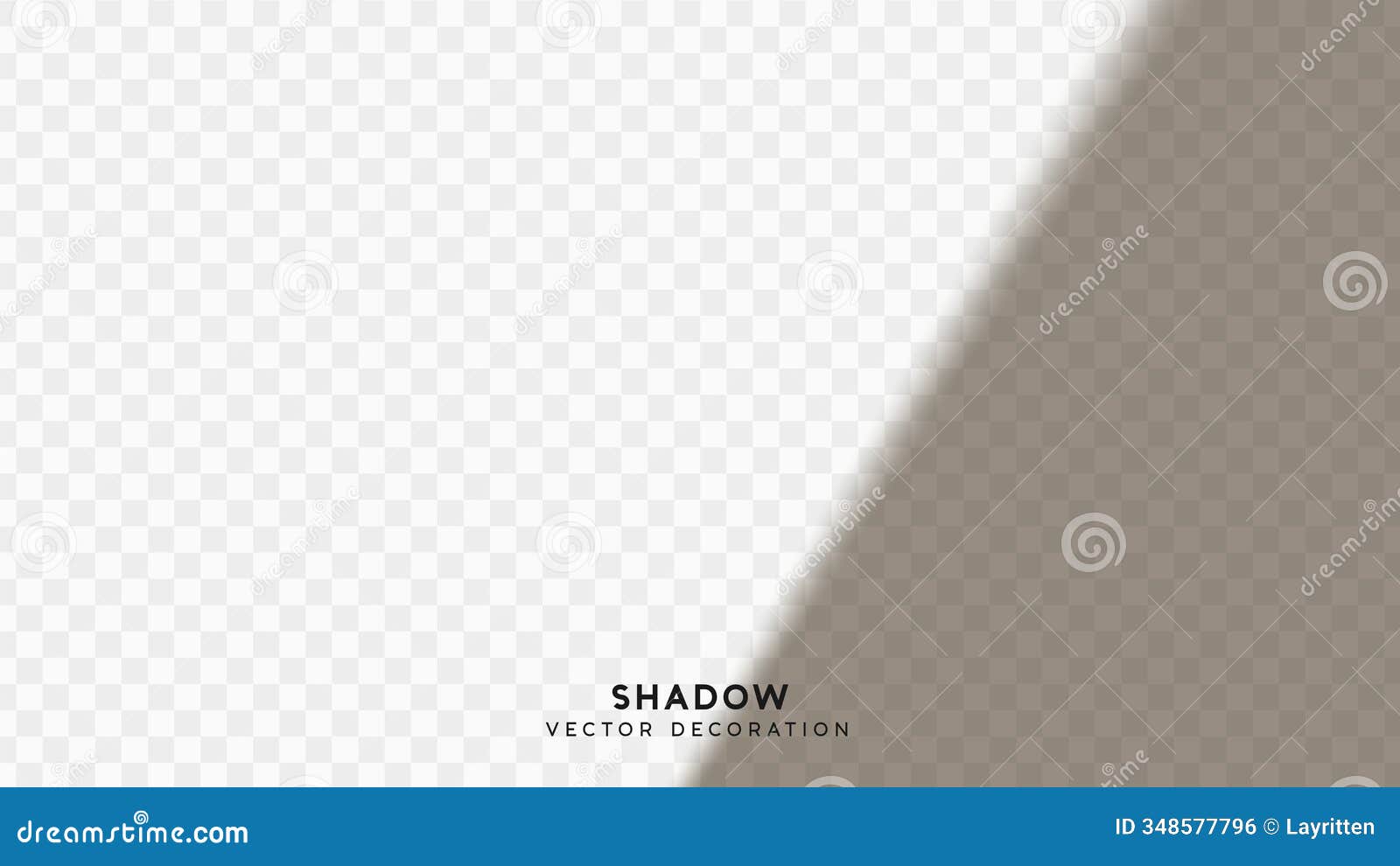 Shadow Overlay. Effect Light Transparent Shadow. Realistic Creating ...