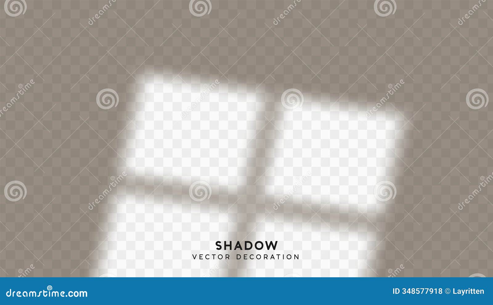 Shadow Overlay. Effect Light Transparent Shadow. Realistic Creating ...