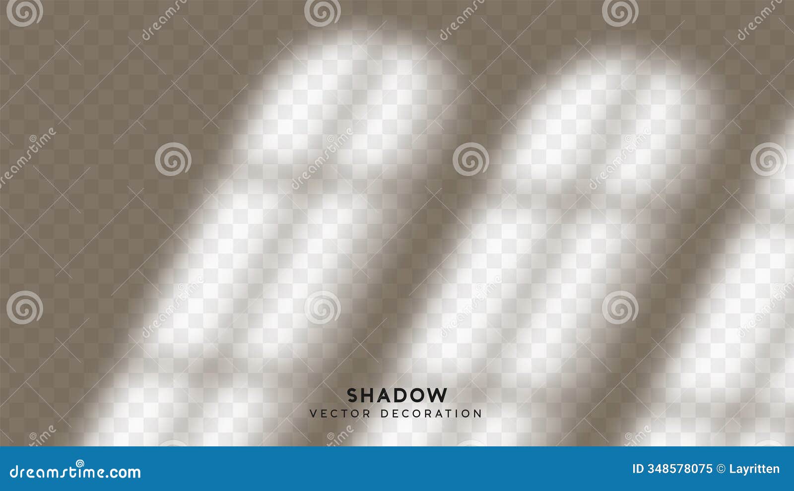 Shadow Overlay. Effect Light Transparent Shadow. Realistic Creating ...