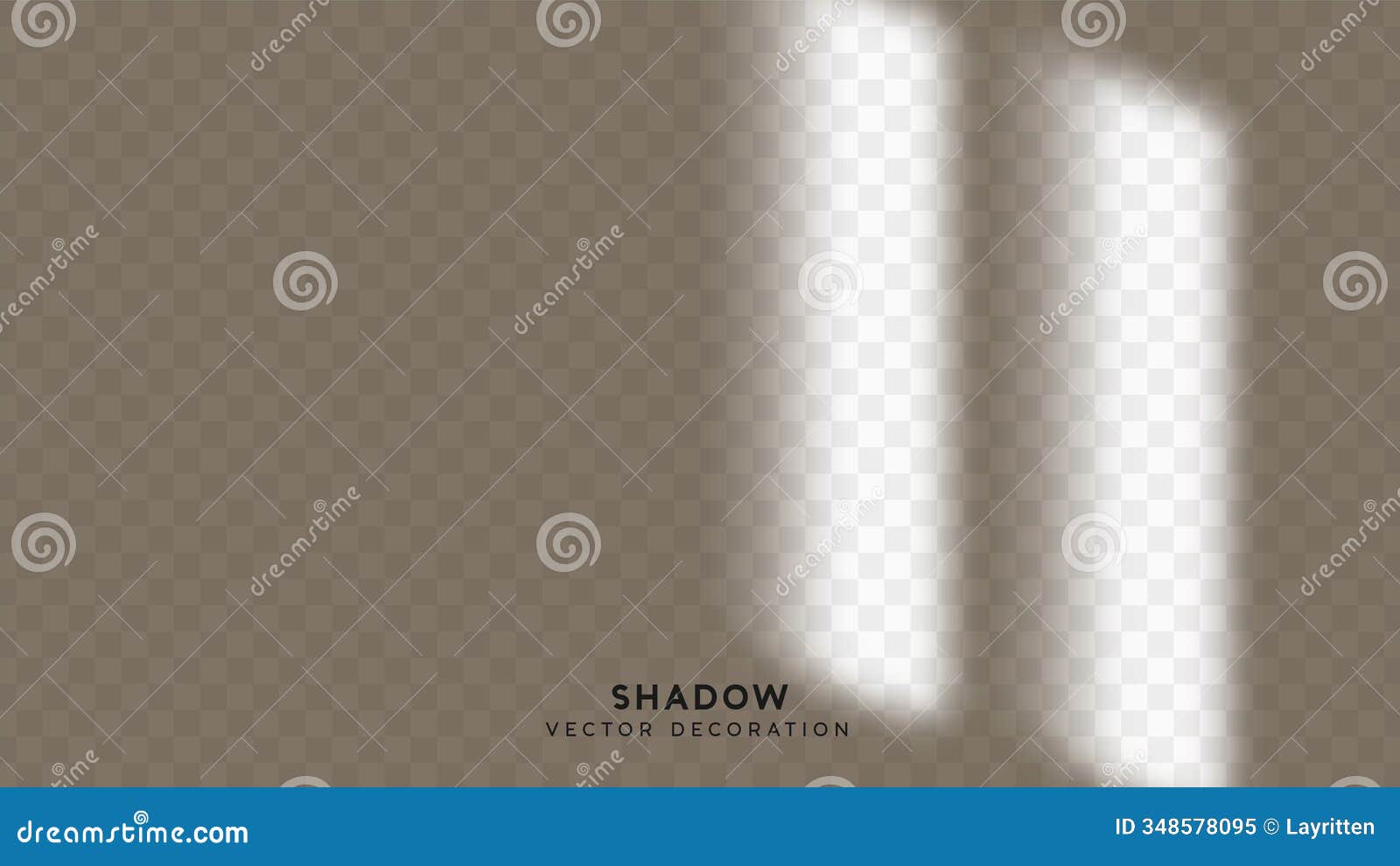 Shadow Overlay. Effect Light Transparent Shadow. Realistic Creating ...