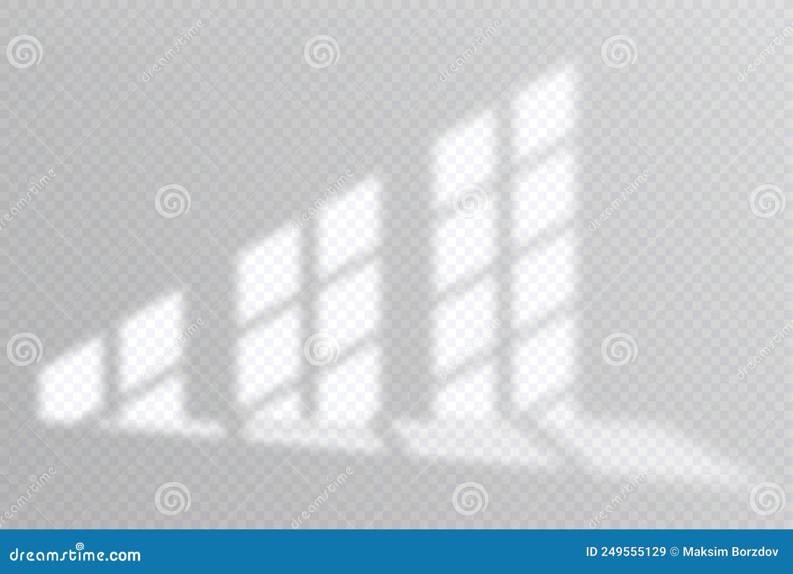 Shadow Overlay Effect. Soft Light and Shadows Stock Vector ...