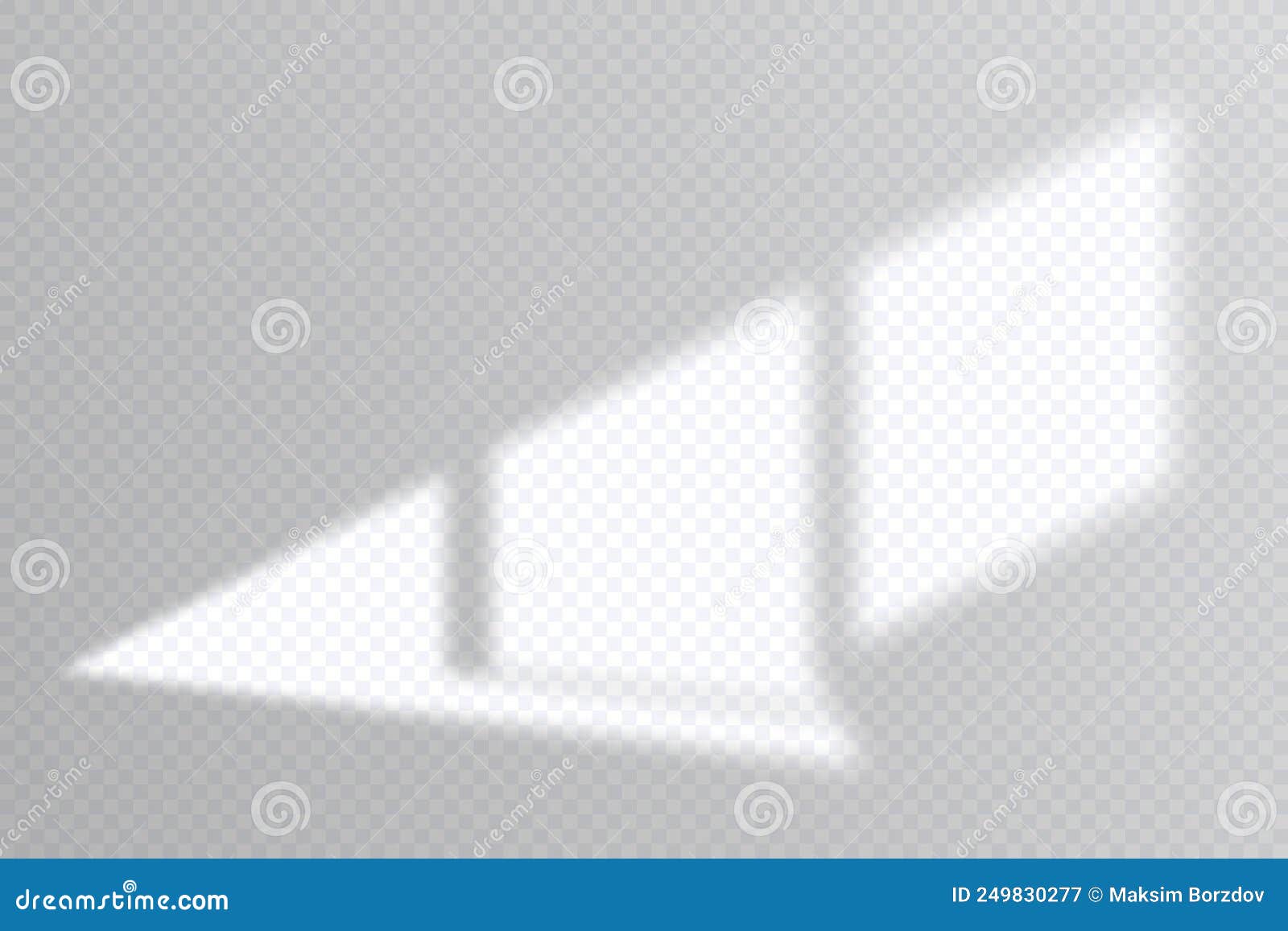 Shadow Overlay Effect. Soft Light and Shadows Stock Vector ...