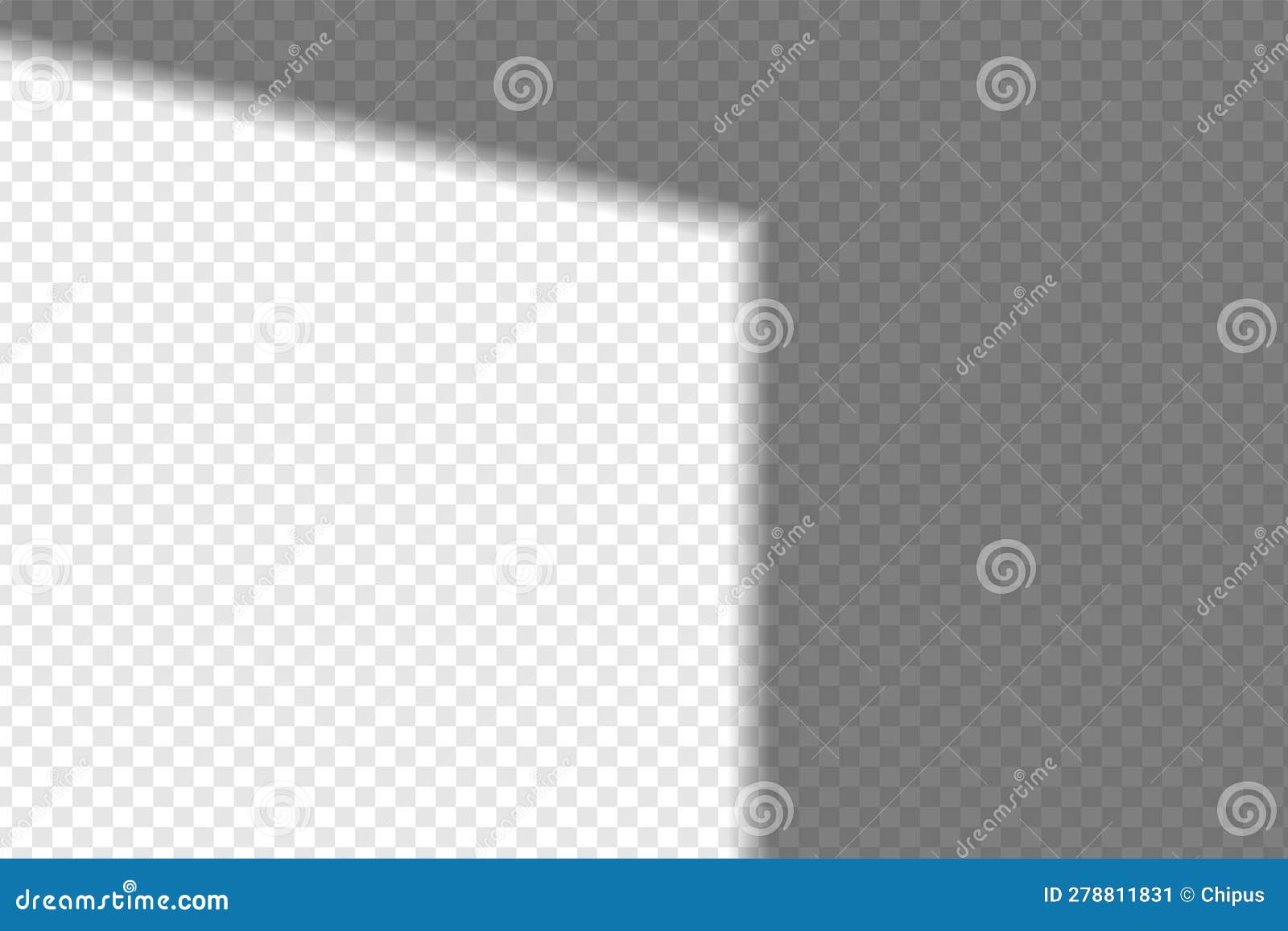 Shadow Overlay Effect. Soft Realistic Shadow. Vector Stock Vector ...